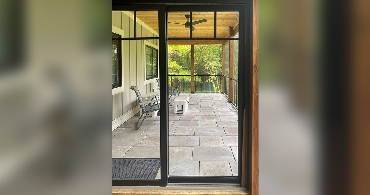 Screened Paver Porch - Project by Justin at Menards®