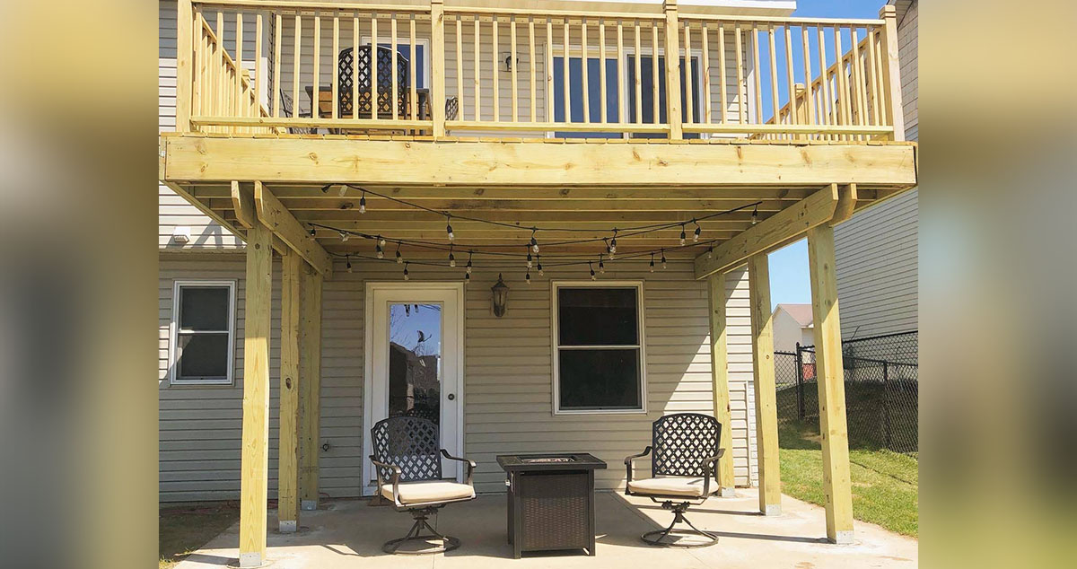 Second Story Deck - Project by Kelsey at Menards®