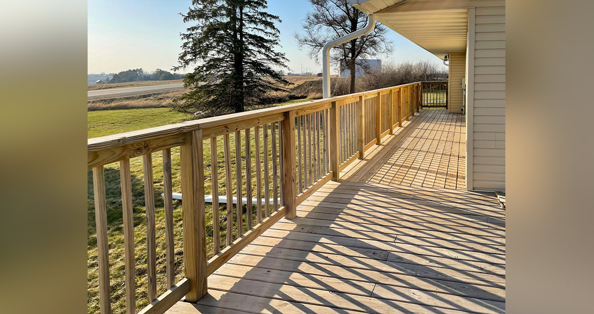 Simple Back Deck - Project by Zhanna at Menards®