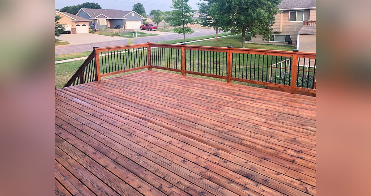 Splinter-Free Deck Refinish - Project by Katie at Menards®