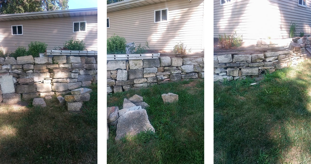 Stone Wall - Project by Keith at Menards®