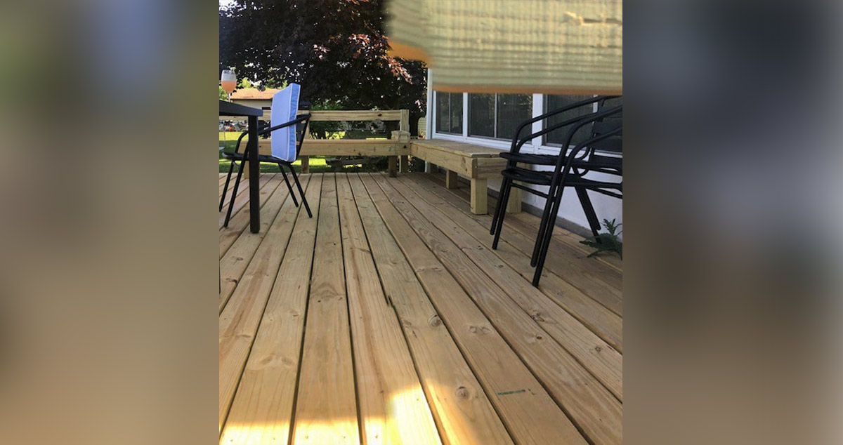 Sun Deck - Project by Sheryl at Menards®