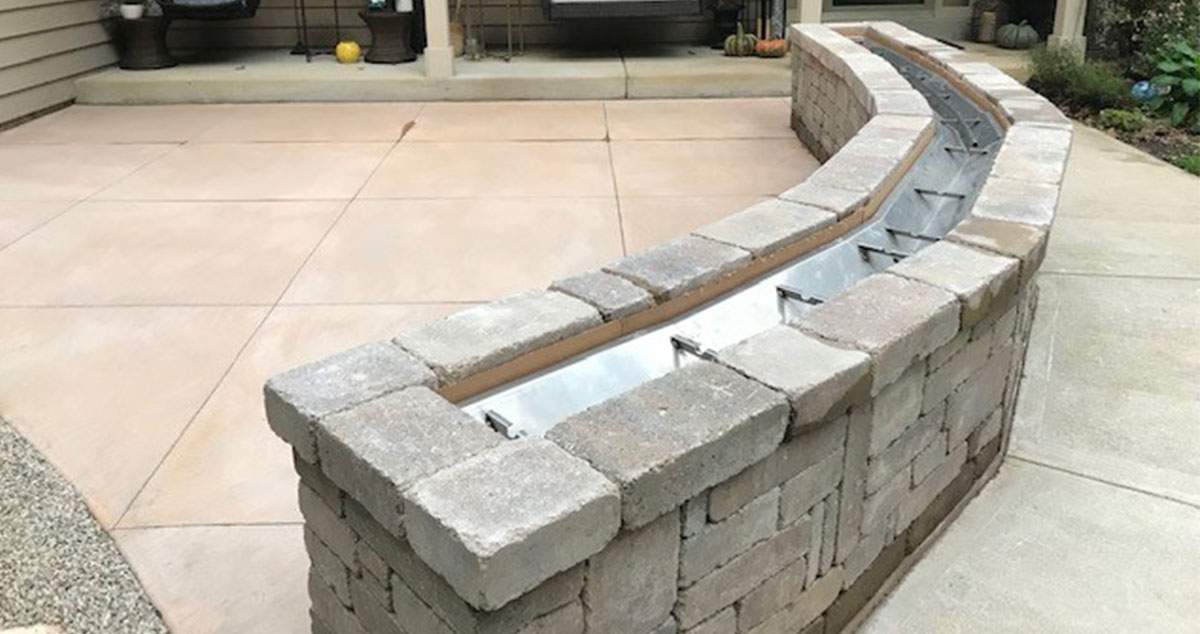 Sweet Patio Firewall - Project by Linda at Menards®