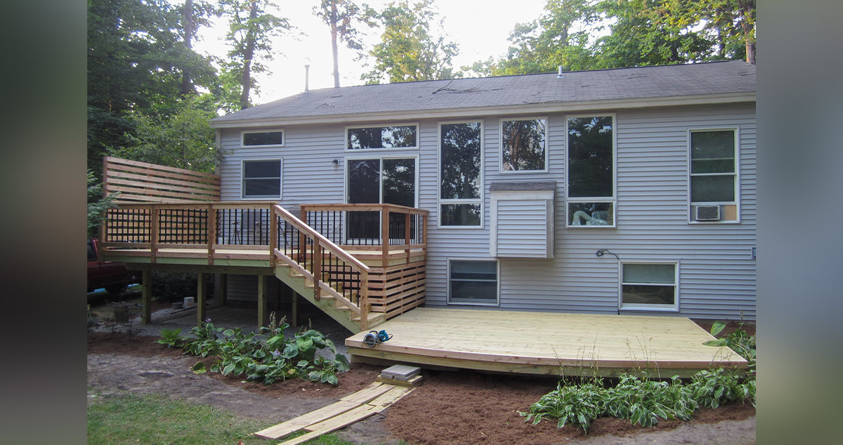 Tiered Deck - Project by Todd at Menards®