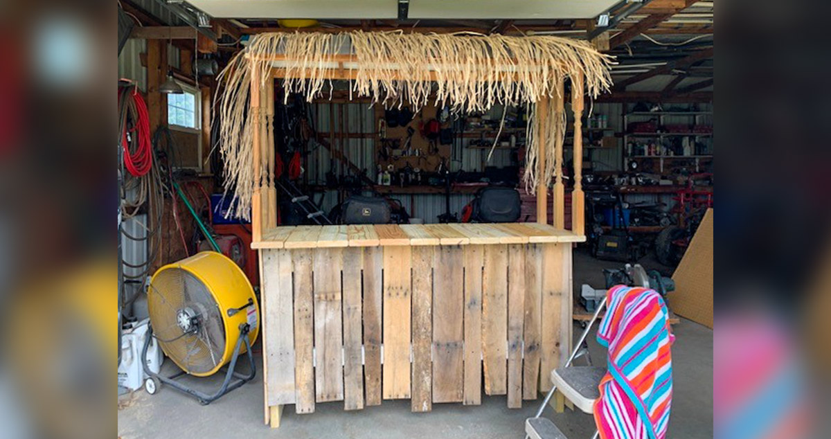 Tropical Tiki Bar - Project by Dorothy at Menards®