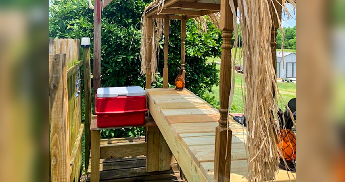 Tropical Tiki Bar - Project by Dorothy at Menards®