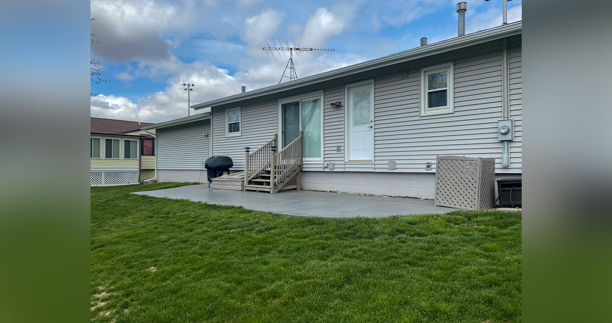 Two-Tier Backyard Patio - Project by James at Menards®