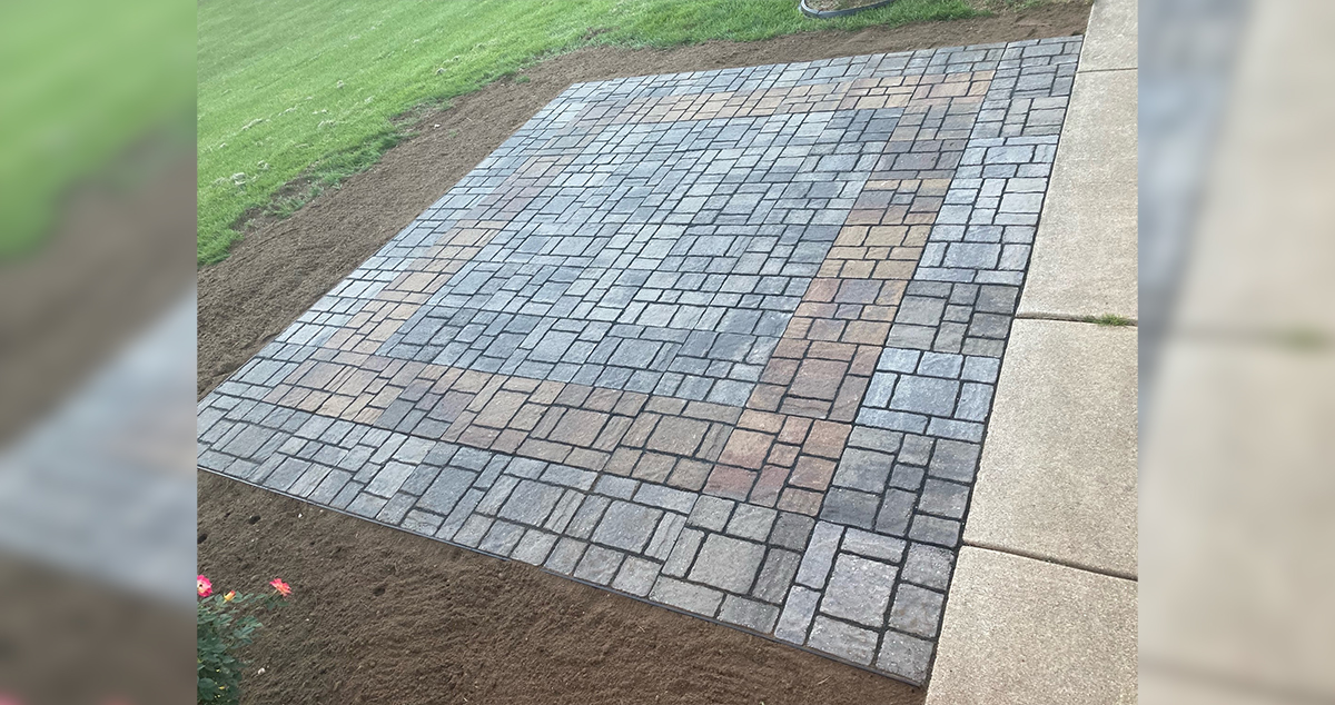 Two-Tone Patio - Project by Andy at Menards®