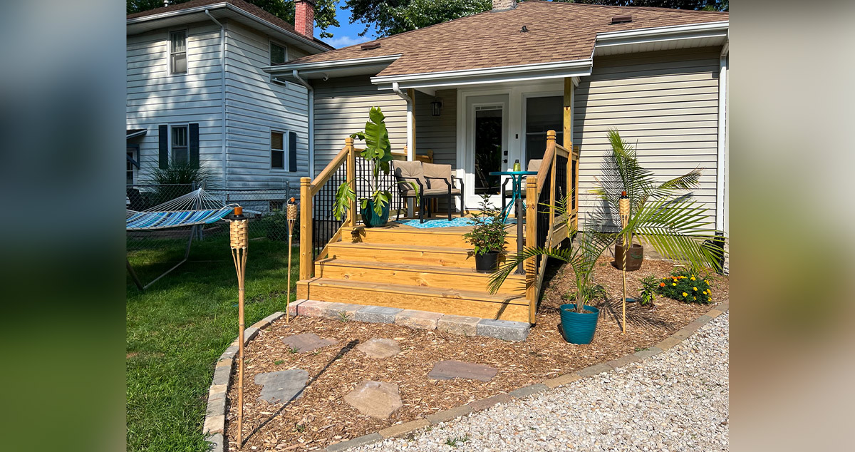 Updated Backyard Deck - Project by Sarah at Menards®