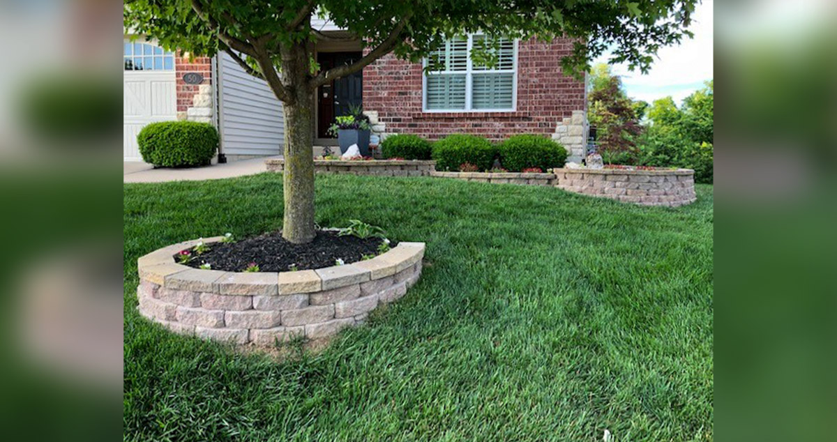 Updated Front Landscape - Project by Ross at Menards®
