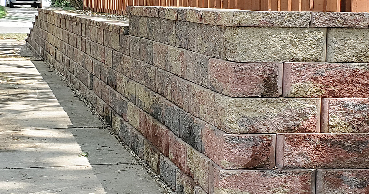 Updated Retaining Wall - Project by Dustin at Menards®