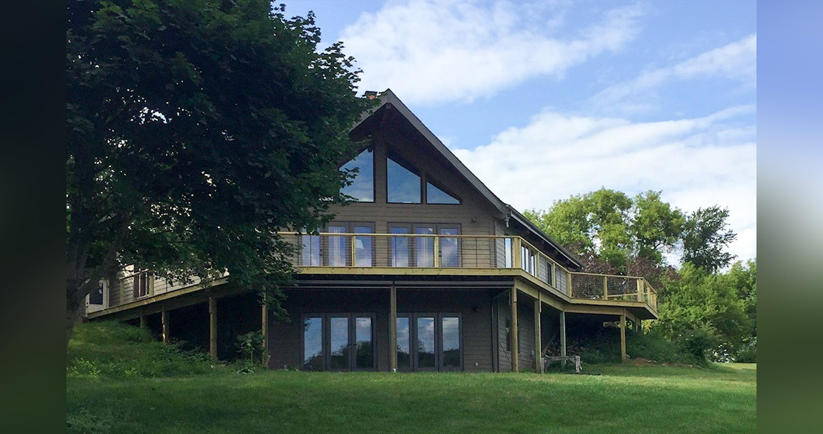 V-Shaped Deck - Project by Andrea at Menards®