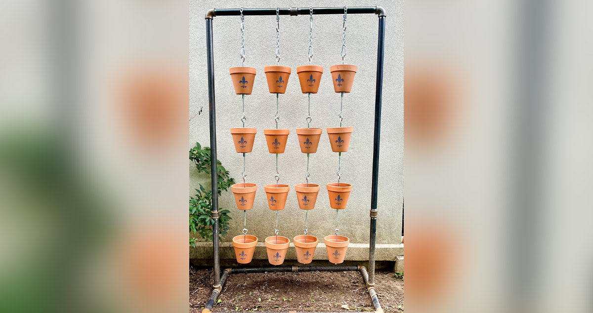 Vertical Hanging Terracotta Herb Garden - Project by Robert at Menards®