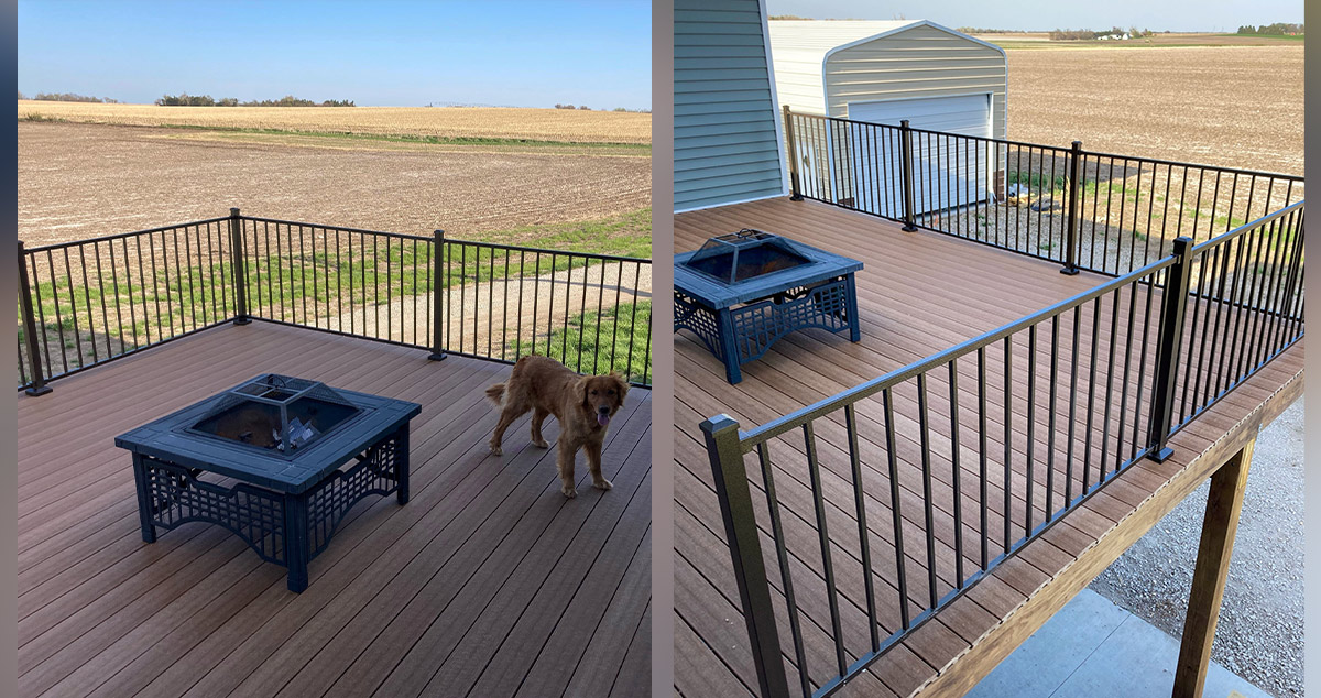 Walkout Deck Masterpiece - Project by Justin at Menards®