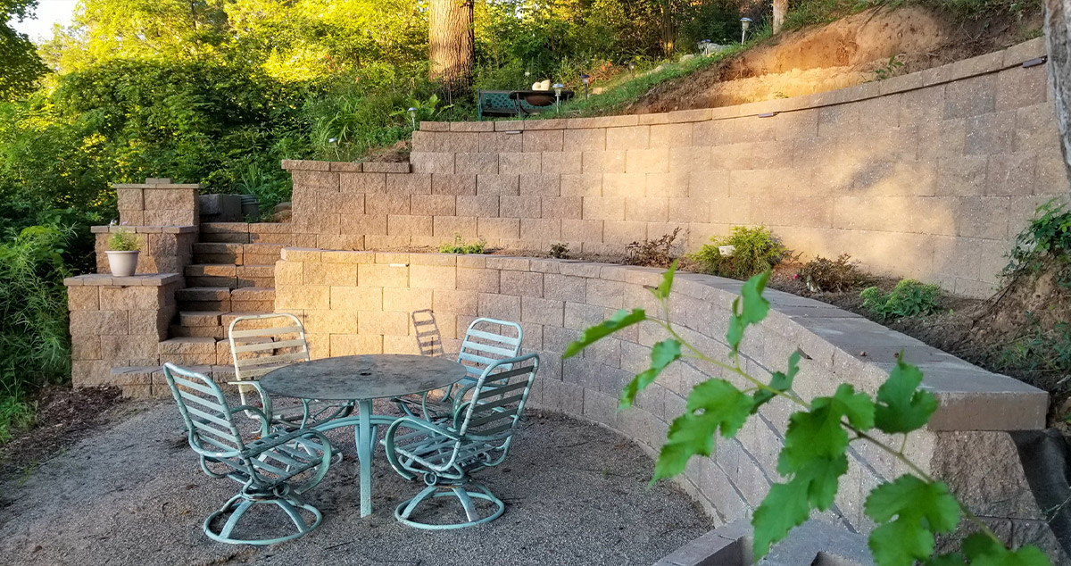 Waterfront Retaining Wall - Project by Marty at Menards®