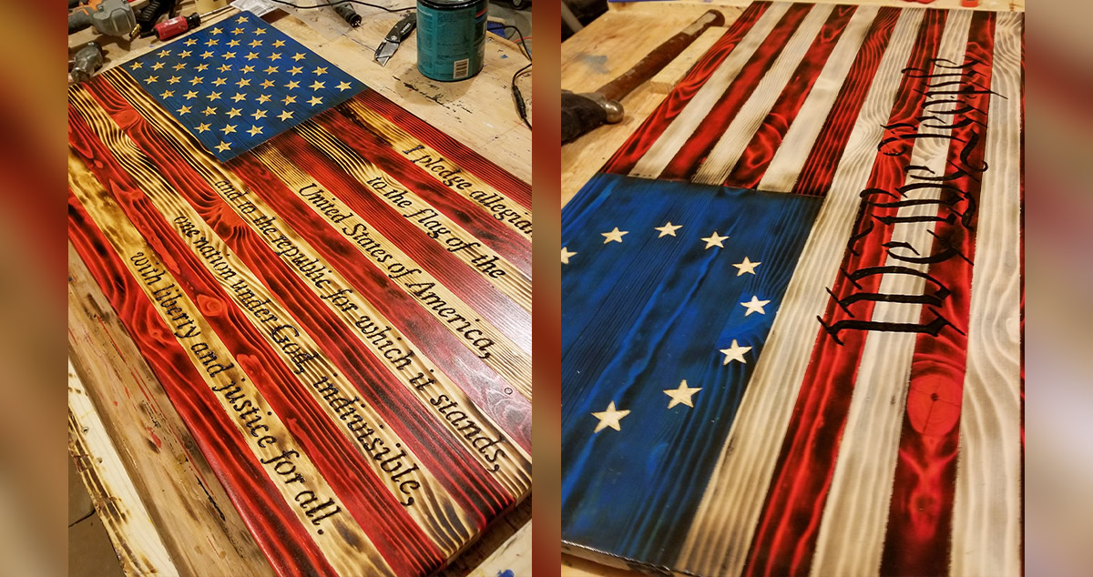Custom American Flag - Project by Eric at Menards®