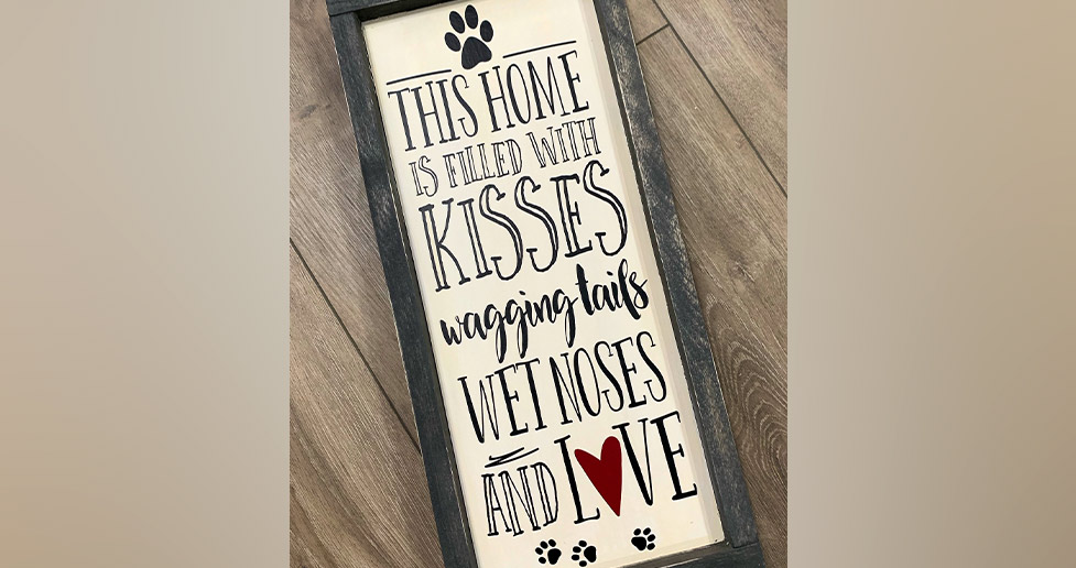 Dog Lover Wood Sign - Project by Jo Ellen at Menards®
