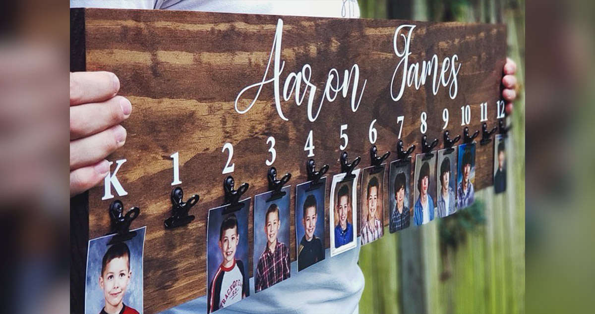 School Picture Sign - Project by Kirsten at Menards®