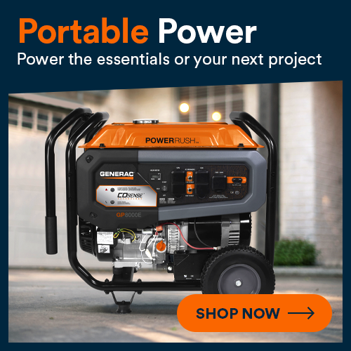 Menards generators store