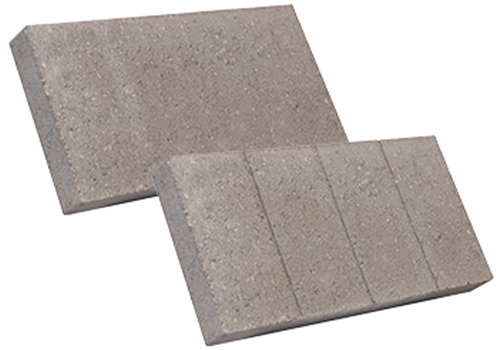 Menards Solid 8x16x2 Cement Blocks 8 In. X 8 In. X 16 In. Gray
