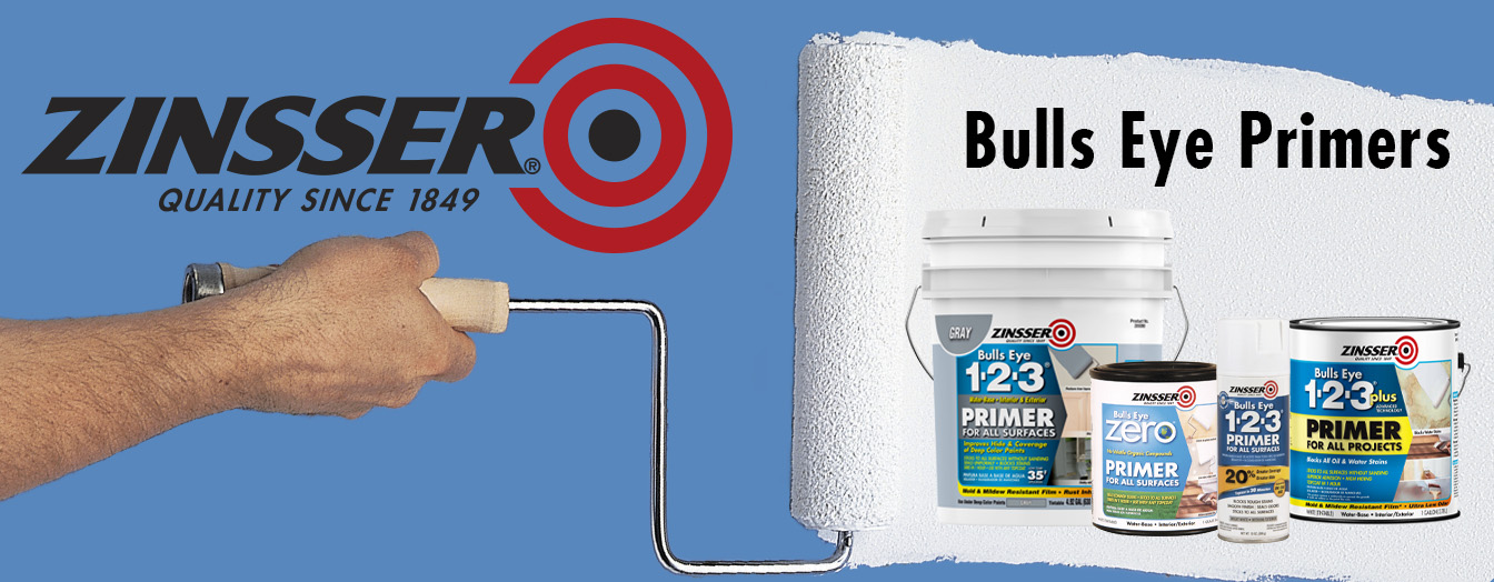 Zinsser 123 Plus Bullseye Primer Sealer And Stain Killer Zinsser